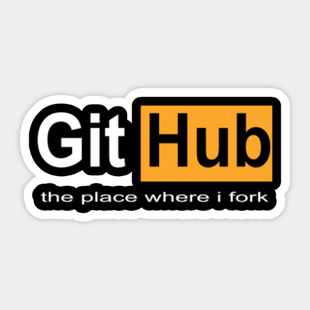 Github Fork - Github - Sticker | TeePublic Github Fork - Github - Sticker | TeePublic